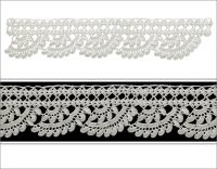 Slanted Wavy Edging Crochet Model - Valery Accessory