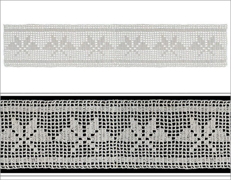 Butterfly Model Edging Borders Crochet - Valery Accessory