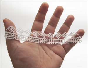 Latticed Diamond Edging Work - Valery Accessory