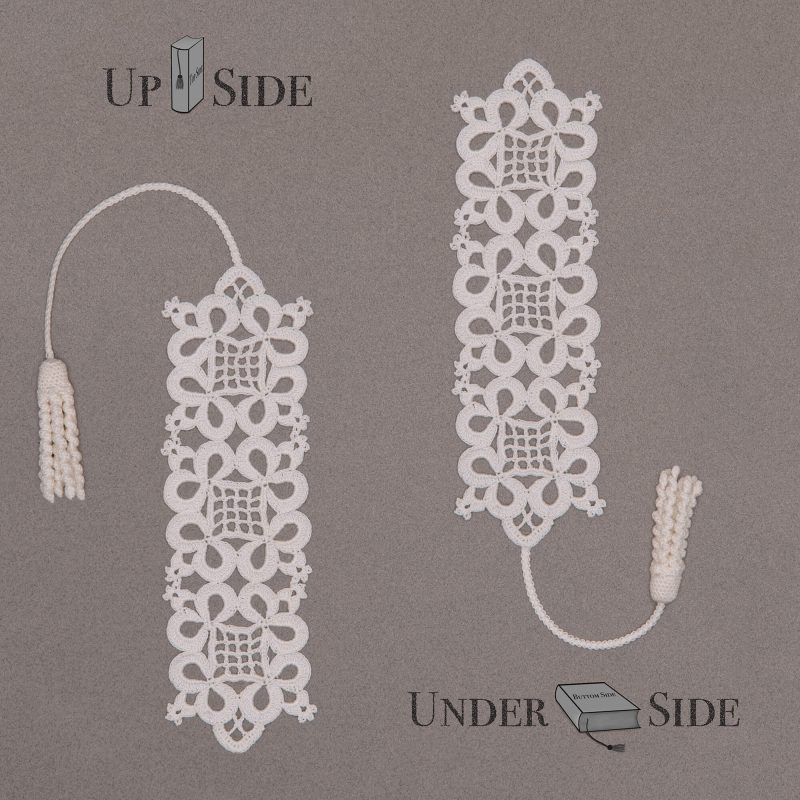 Six layered handmade bookmark With 7 Wavy Leaves - Valery Accessory